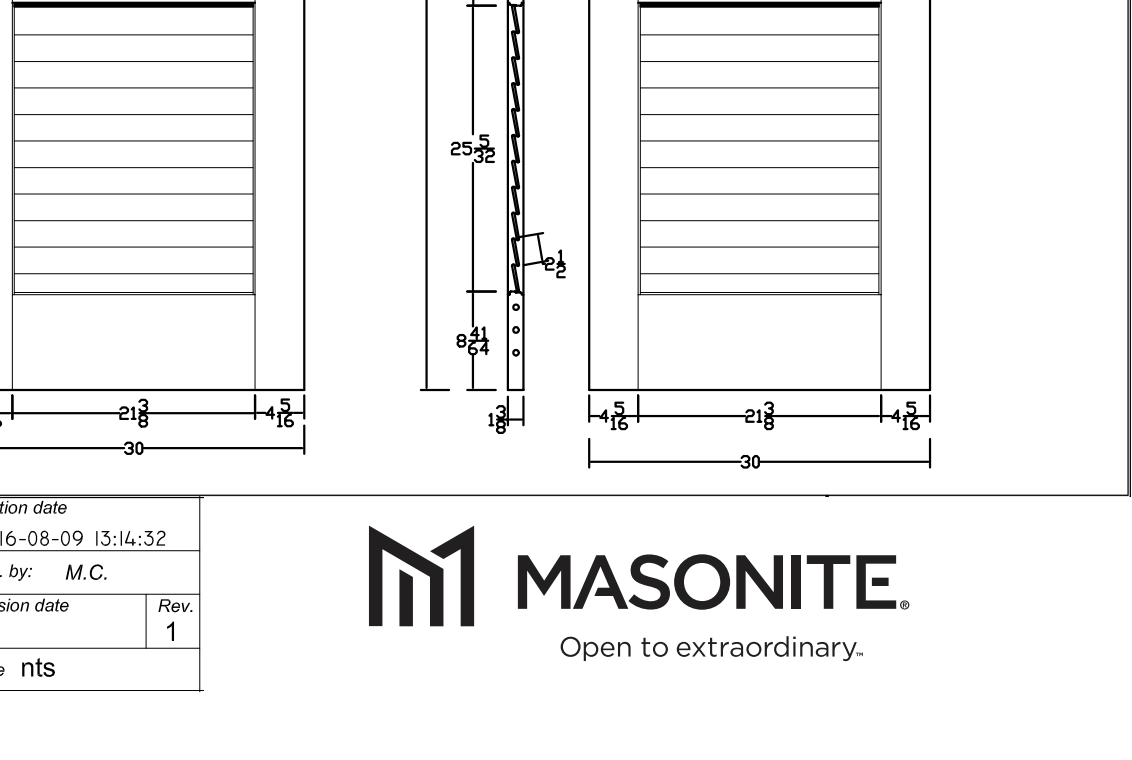 Louver Wood Specifications - BWI Distribution
